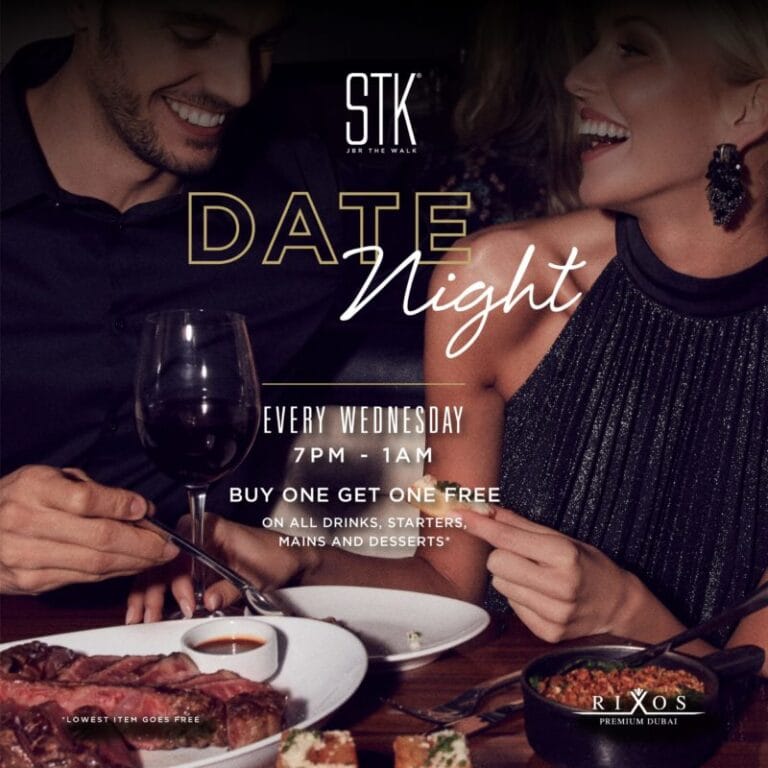 DATE NIGHT - STK Steakhouse - Rixos Premium Dubai - dizzer