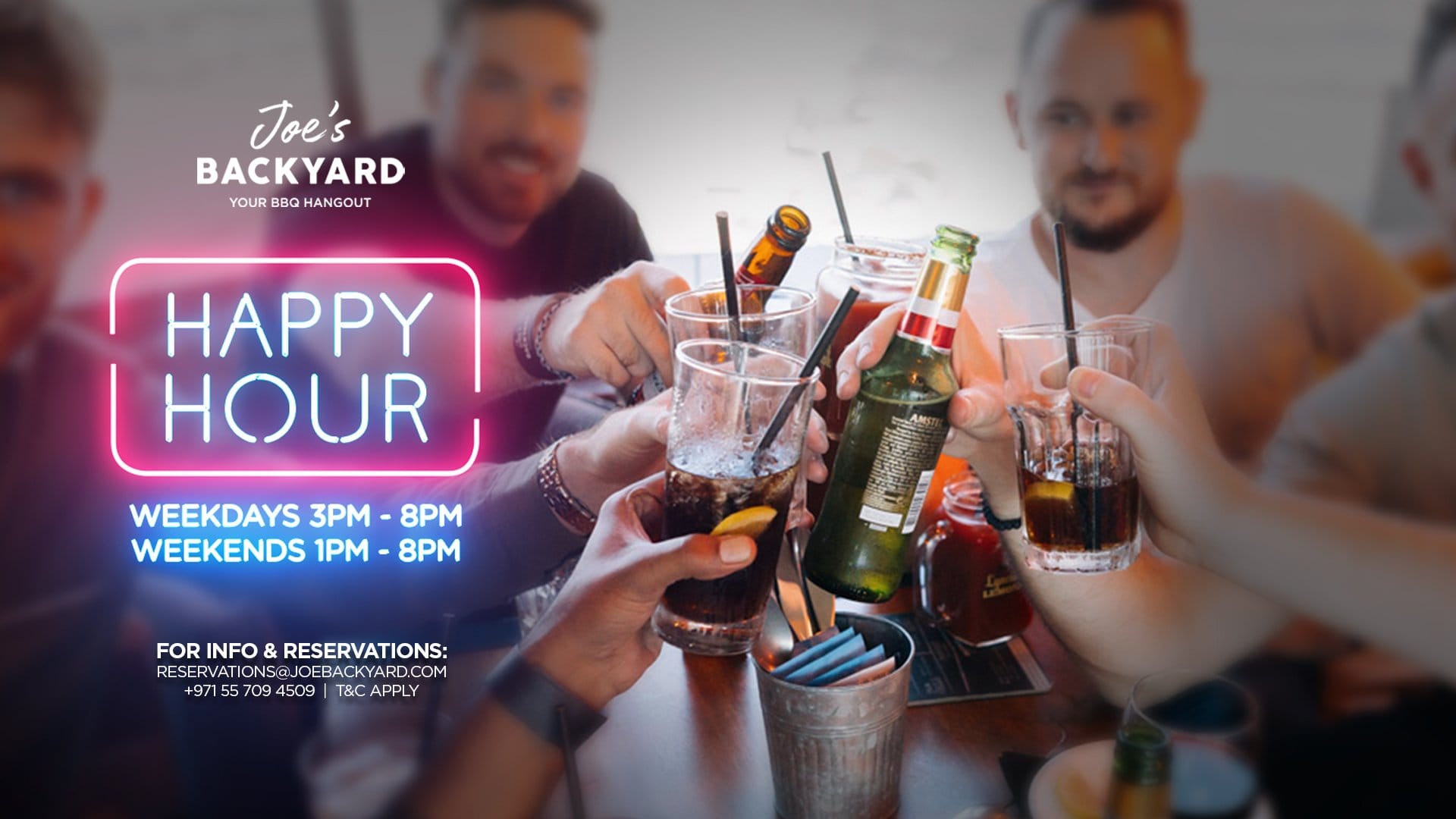 Happy Hour - Joe's Backyard - Holiday Inn Dubai Festival City - dizzer