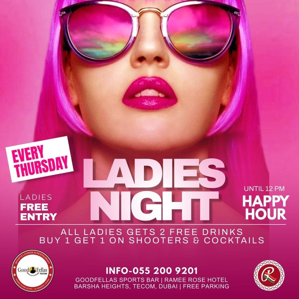 Ladies Night - Goodfellas - Ramee Rose Hotel - dizzer