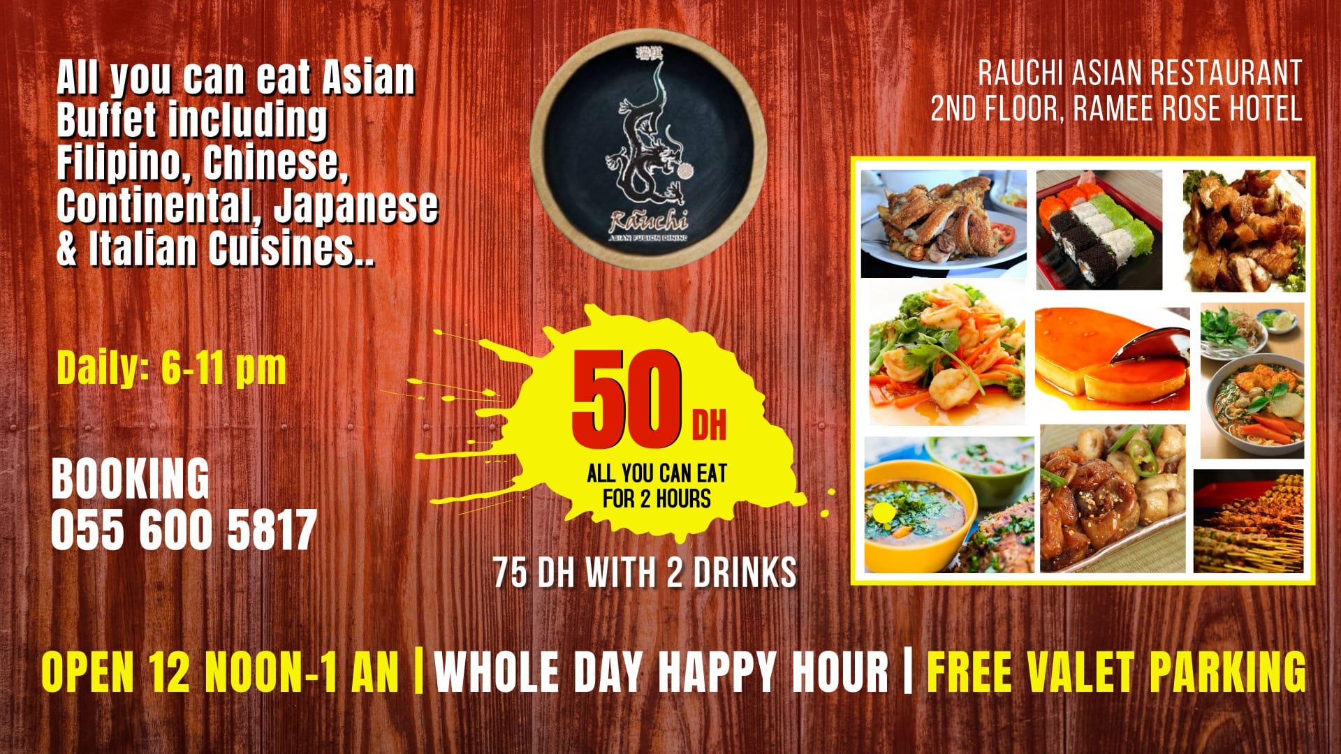 Rauchi - Ramee Rose Hotel - dizzer