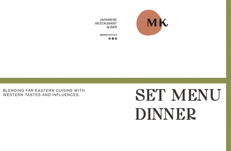 Set Menu Dinner - Mimi Kakushi - Four Seasons Resort Dubai at Jumeirah ...