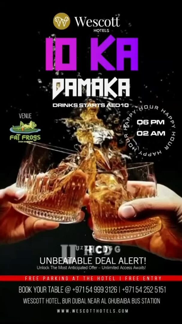 10 KA DAMAKA - Fat Frogs - Wescott Hotel - dizzer