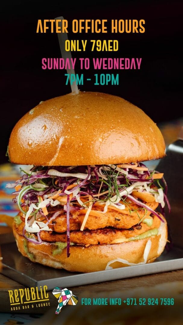 Republic Adda Bar & Lounge - DoubleTree by Hilton Dubai - Business Bay ...