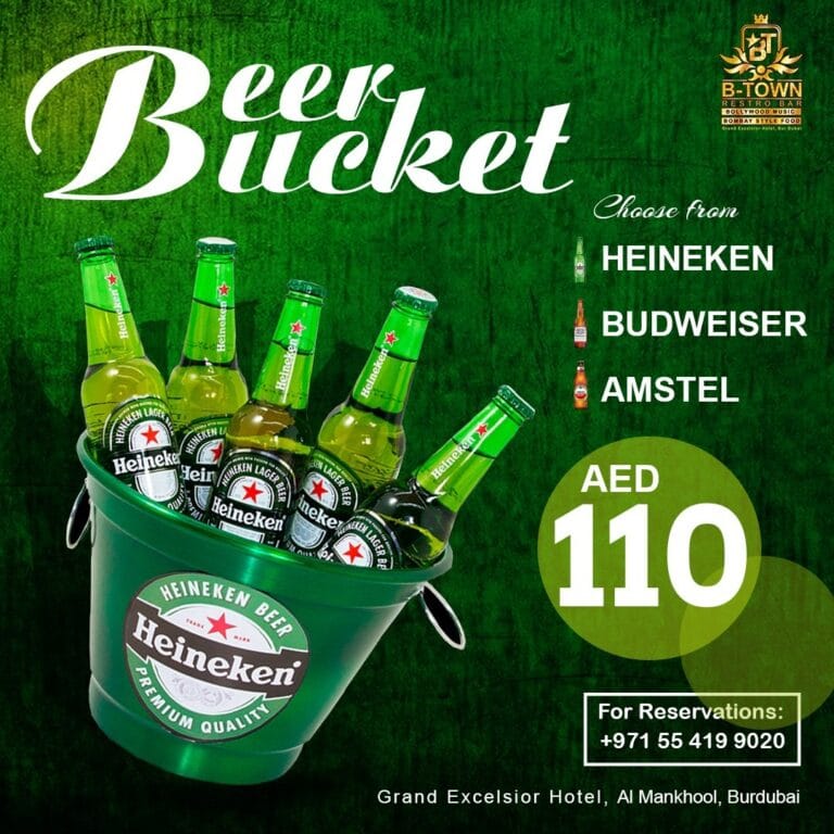 Beer Bucket - B-Town Restro Bar - Grand Excelsior Hotel Bur Dubai - dizzer