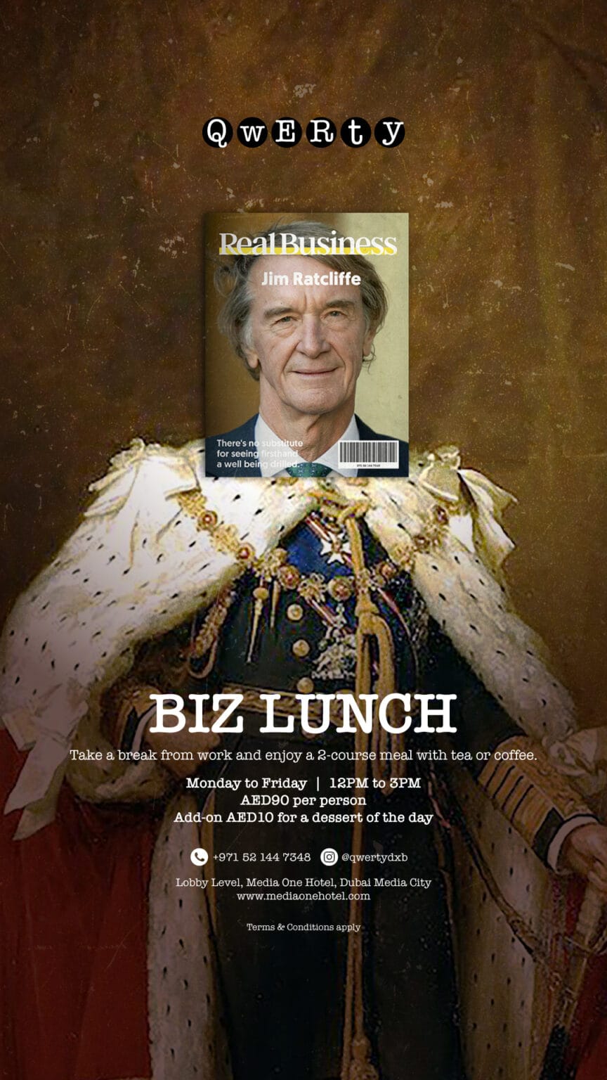 Biz Lunch - Qwerty - Media One Hotel - dizzer