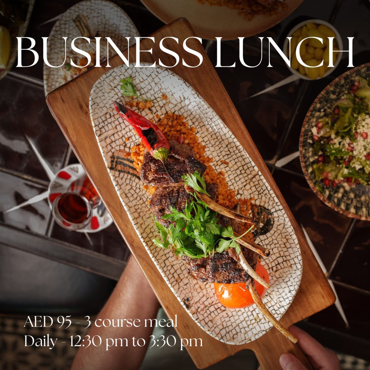 Business Lunch - Besh - Sheraton Dubai - dizzer