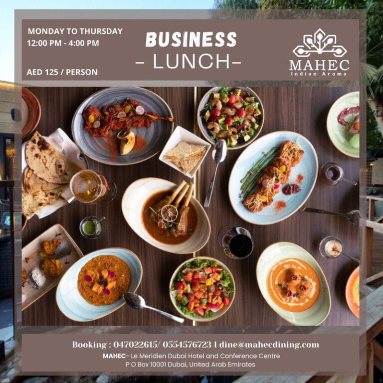 Business Lunch - Mahec - Le Méridien Dubai Hotel & Conference Centre ...