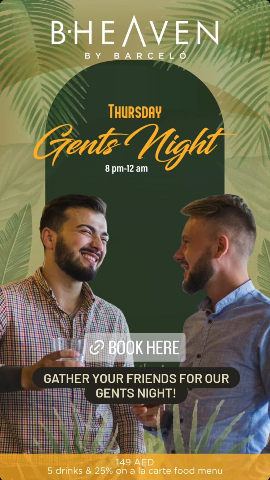 Gents' Night at B-Heaven - B Heaven - Barceló Hotel Al Jaddaf - dizzer