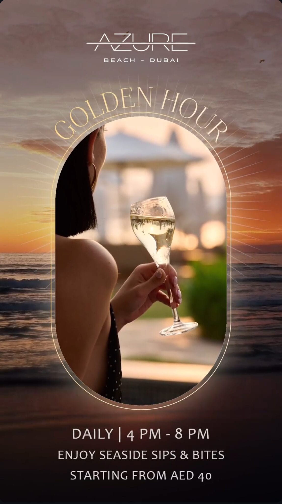 Golden Hour - Azure Beach - Rixos Premium Dubai - dizzer