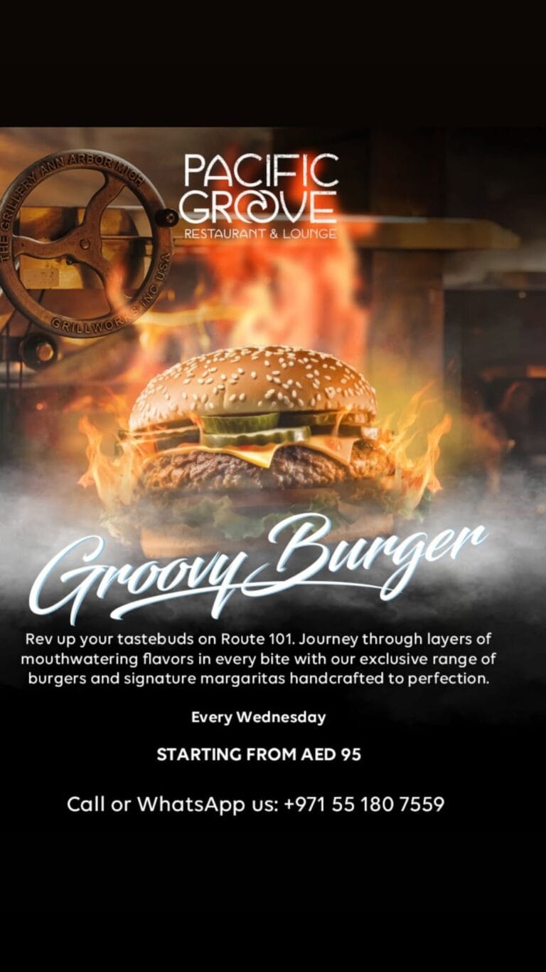 GROOVY BURGER AT PACIFIC GROOVE RESTAURANT - Pacific Groove - Paramount ...