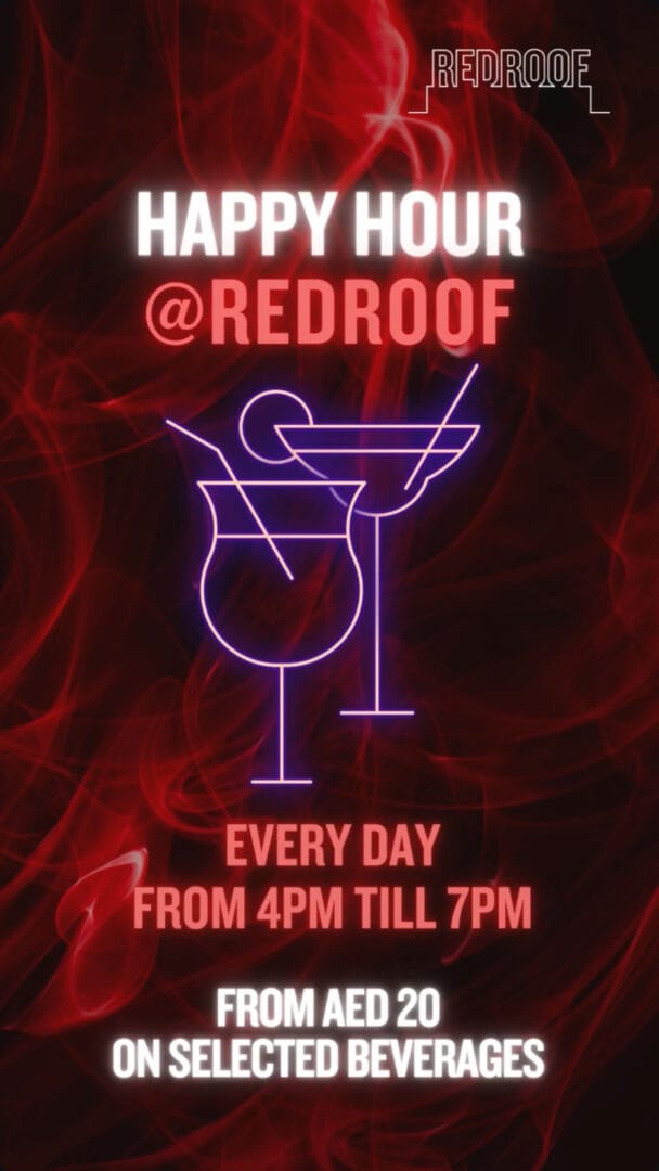 Happy Hour @ REDROOF - RED Roof - Radisson RED - dizzer