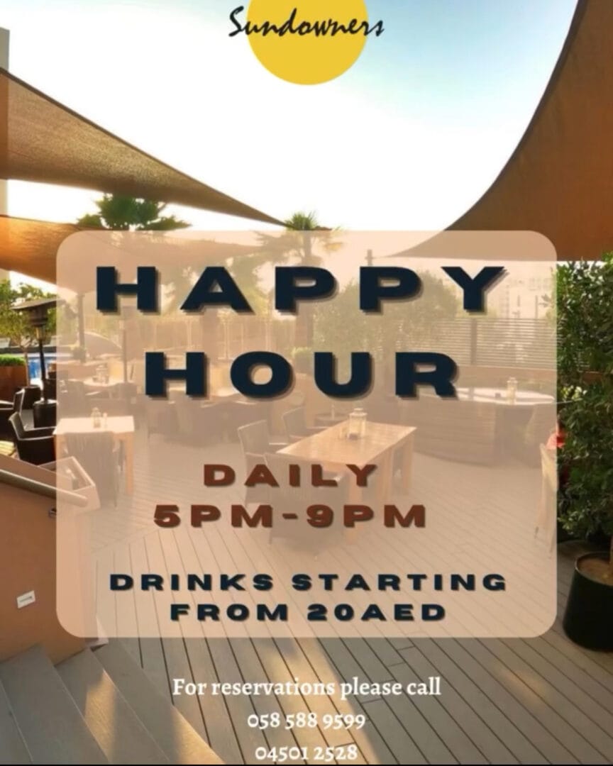 HAPPY HOUR - Sundowners - Majestic City Retreat Hotel - dizzer