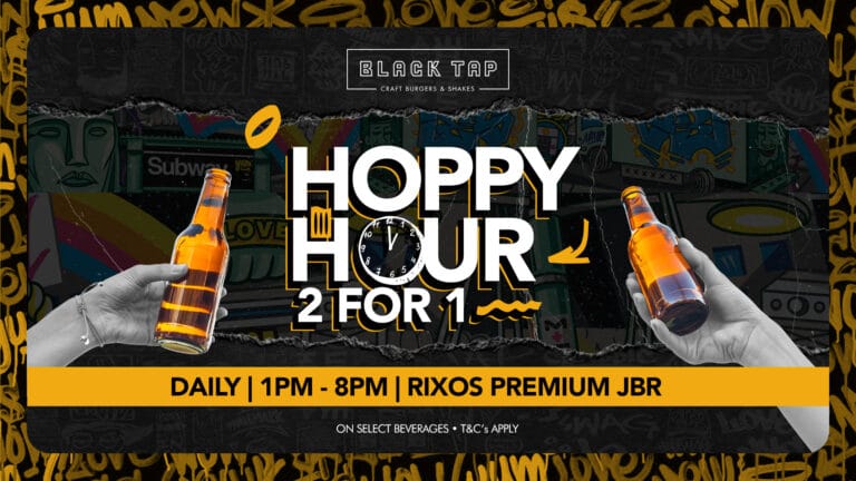 Hoppy Hour - Black Tap - Rixos Premium Dubai - dizzer