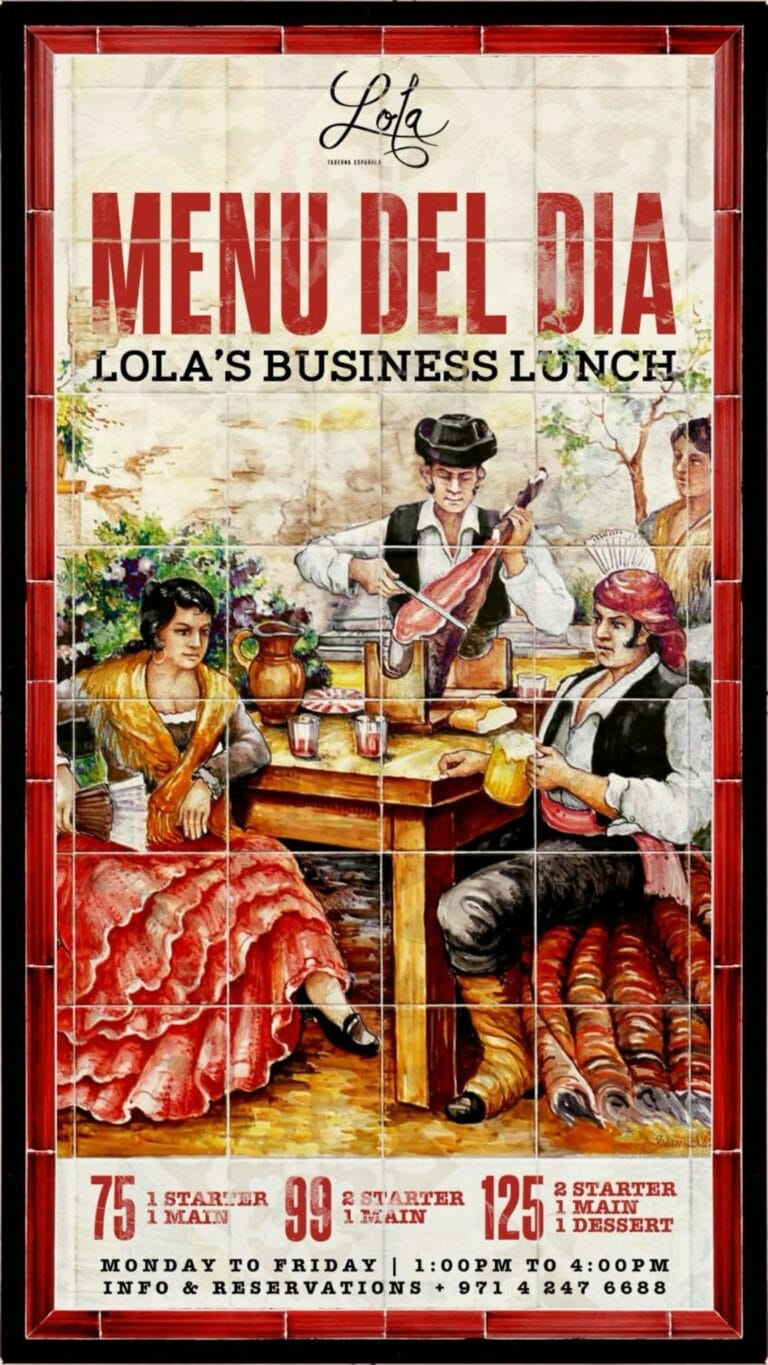 MENÚ DEL DÍA (BUSINESS LUNCH) - LOLA Taberna Española - TRYP by Wyndham ...