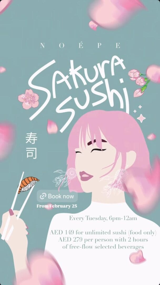 SAKURA SUSHI - NOÉPE - Park Hyatt Dubai - dizzer