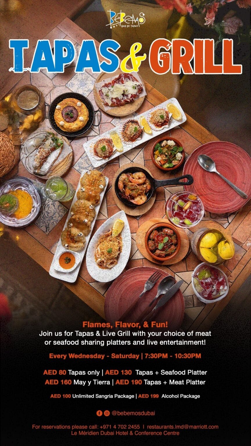Tapas & Grill - Bebemos - Le Méridien Dubai Hotel & Conference Centre ...