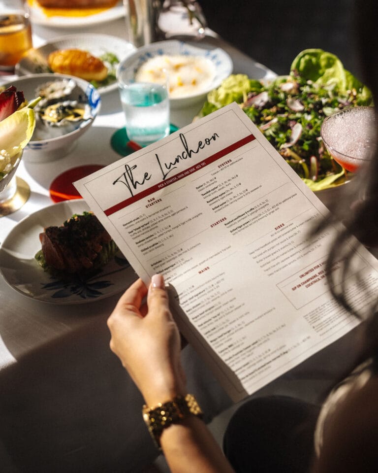 The Luncheon - Studio Frantzén - Atlantis The Palm - dizzer