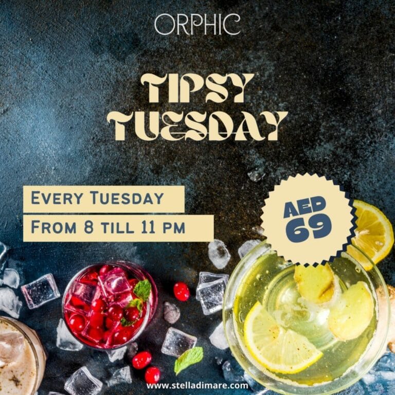 Tipsy Tuesdays - Orphic - Stella Di Mare Hotels & Resorts - dizzer